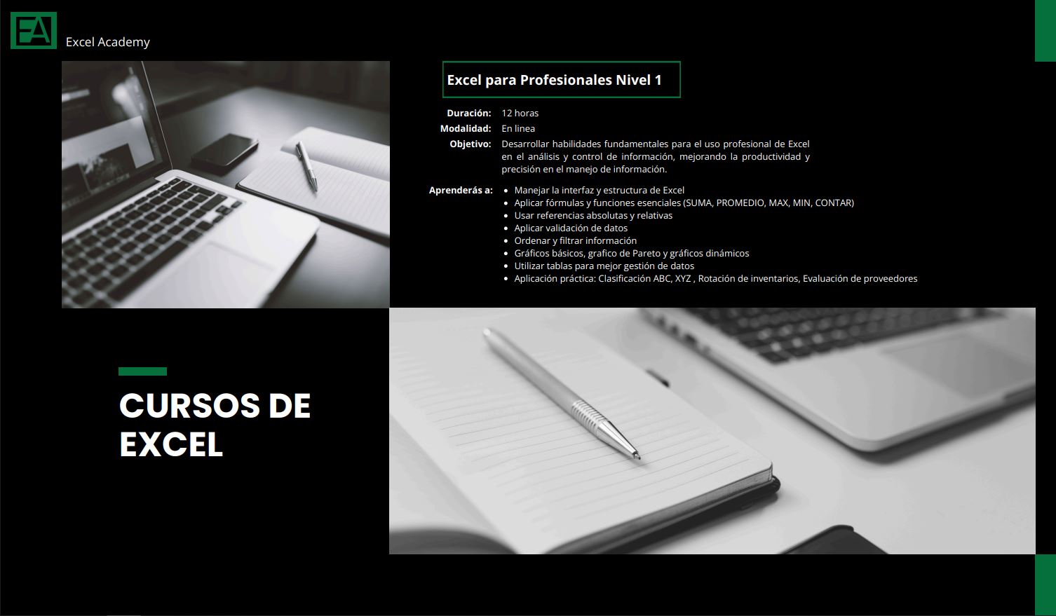 Cursos de Excel